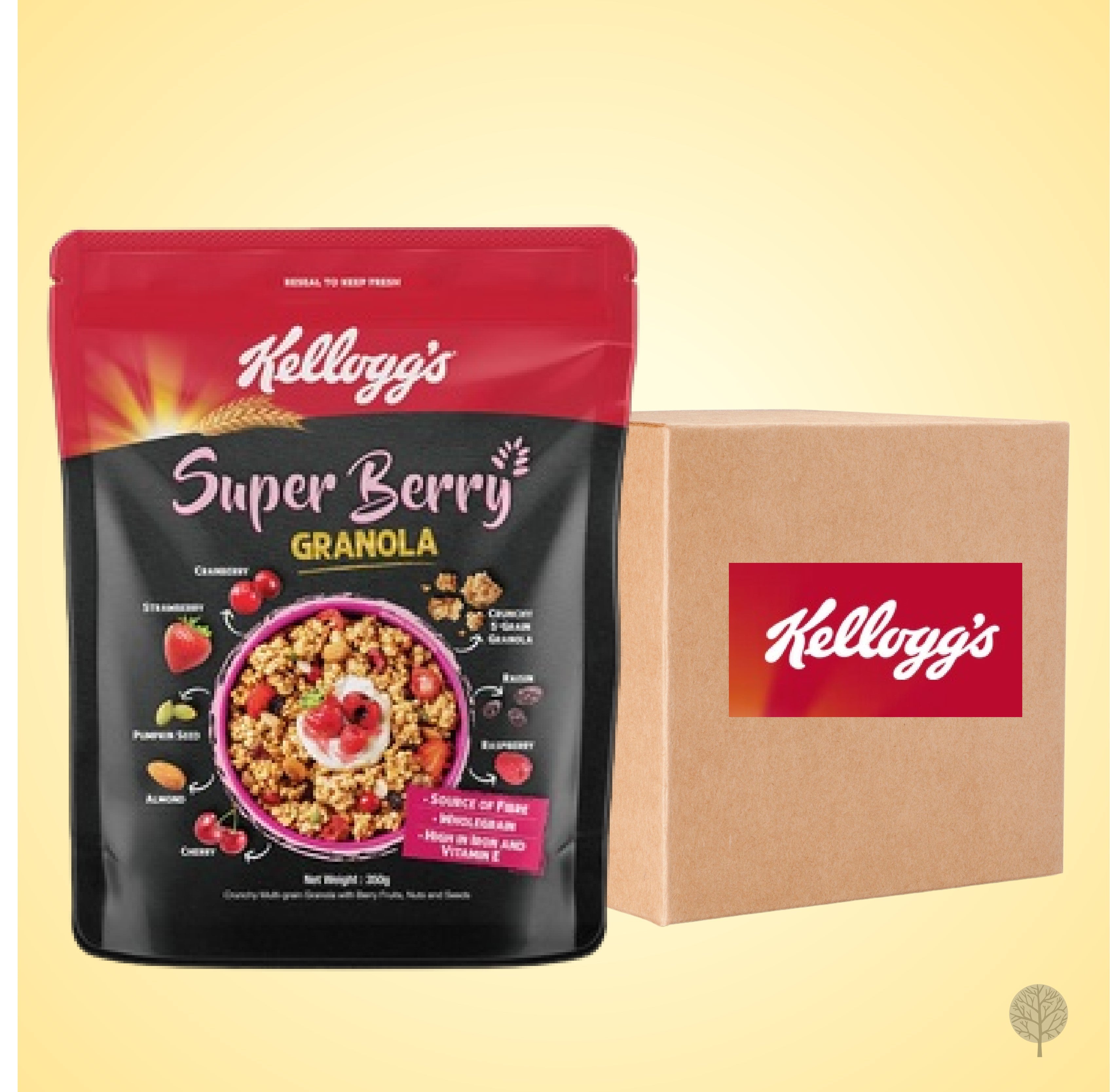 KELLOGG'S - CEREAL - GRANOLA - SUPER BERRY - 350G X 16 PKT – Provenance ...