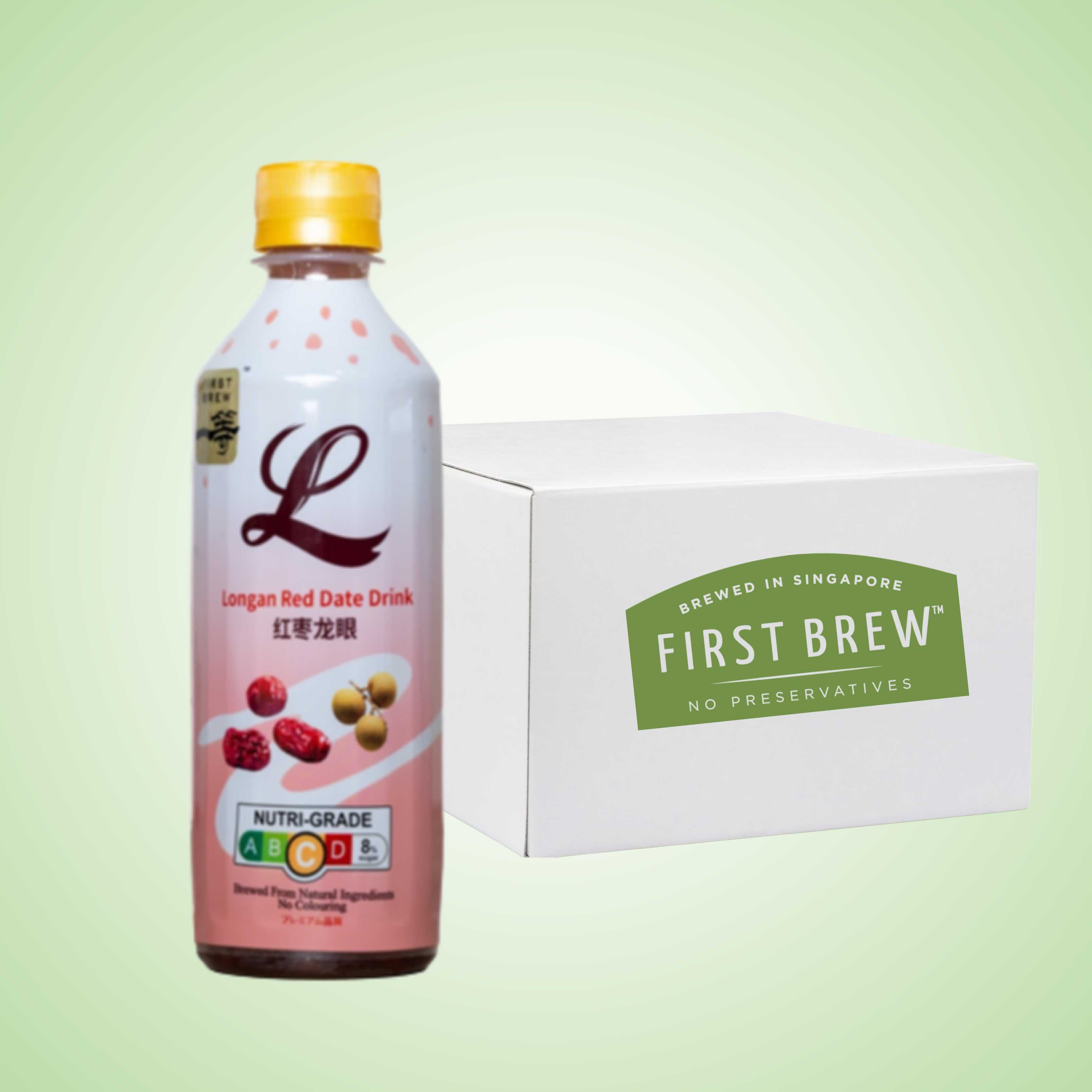 FIRST BREW - ASIAN BEVERAGE - RED DATES LONGAN TEA - 380ML X 24 BTL ...