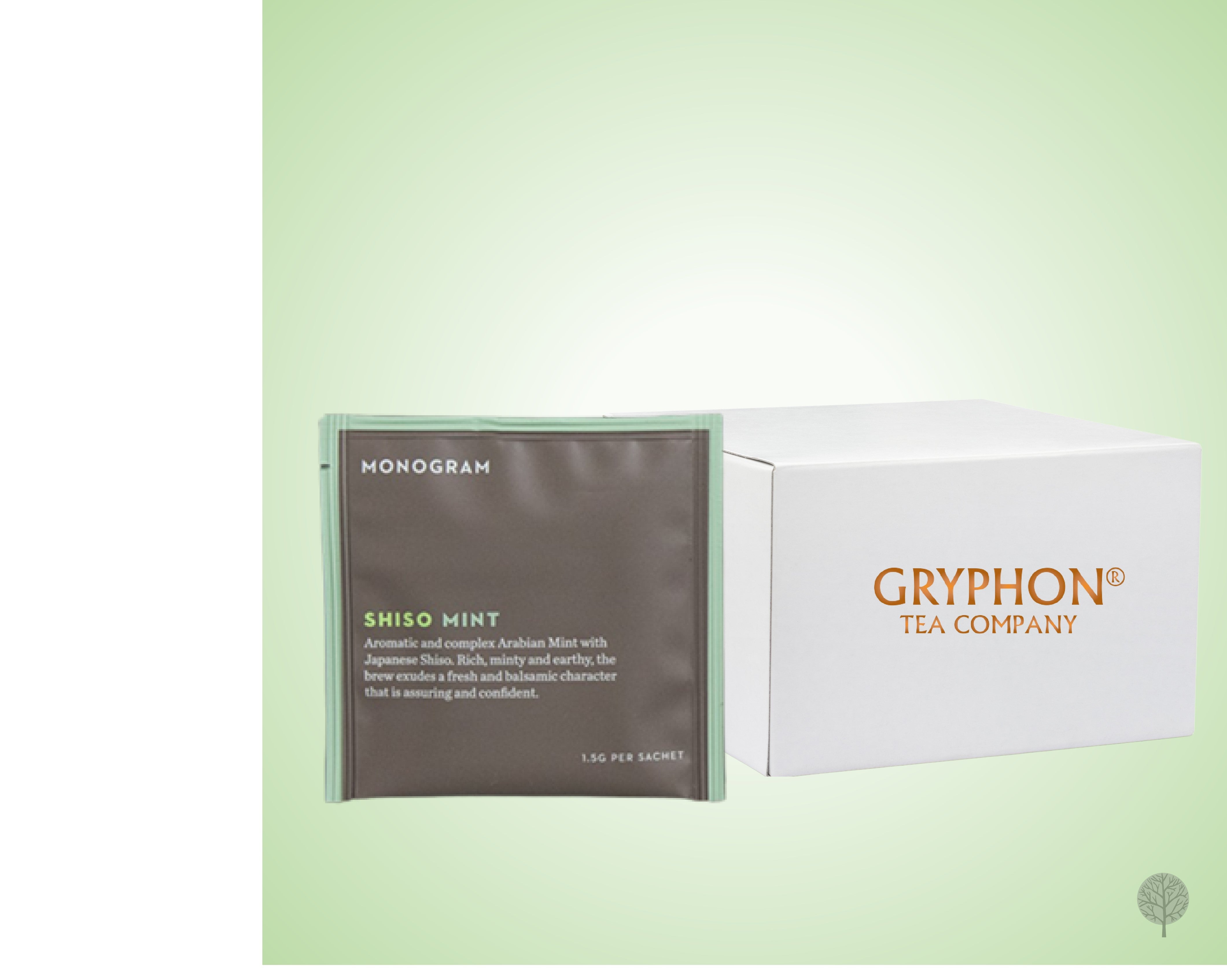 GRYPHON - TEA - TEABAGS - MONOGRAM (HERBAL SELECTION) SHISO MINT - 1.5 ...