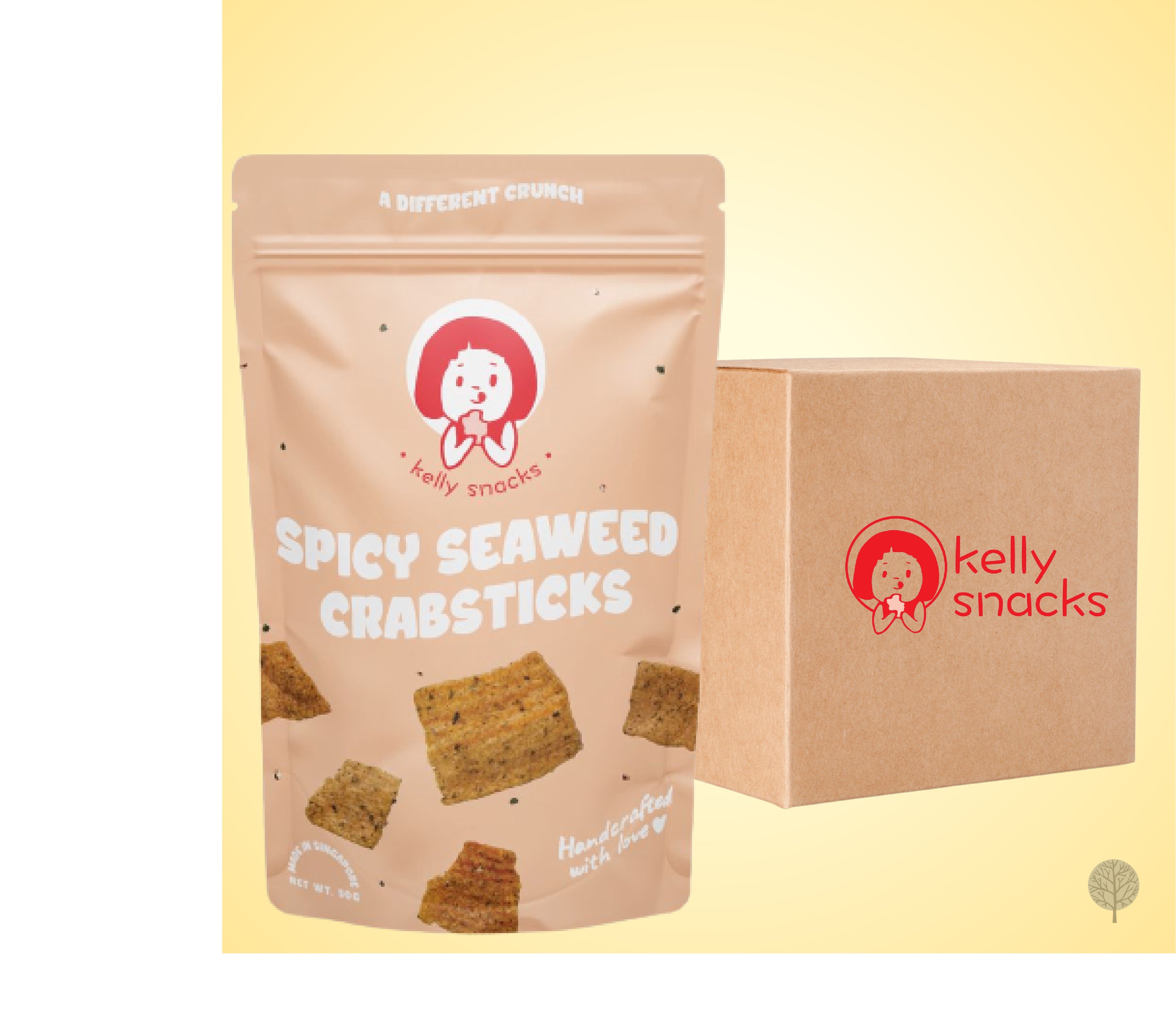 KELLY SNACKS - OTHER SNACKS - CRABSTICKS - SPICY SEAWEED - 50G X 12 PK ...
