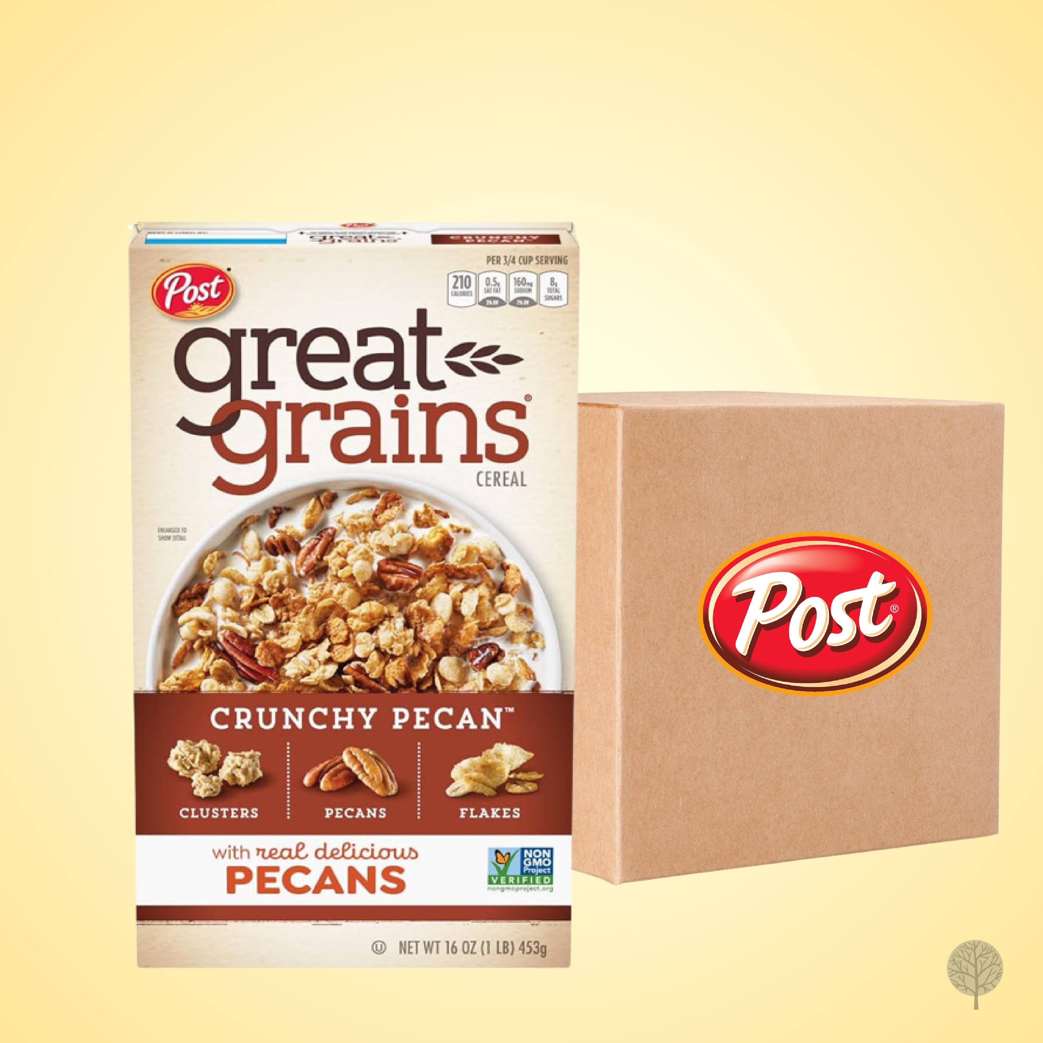 POST FOOD - CEREAL - GRAIN - GREAT GRAINS CRUNCHY PECAN - 453G X 12 BO ...