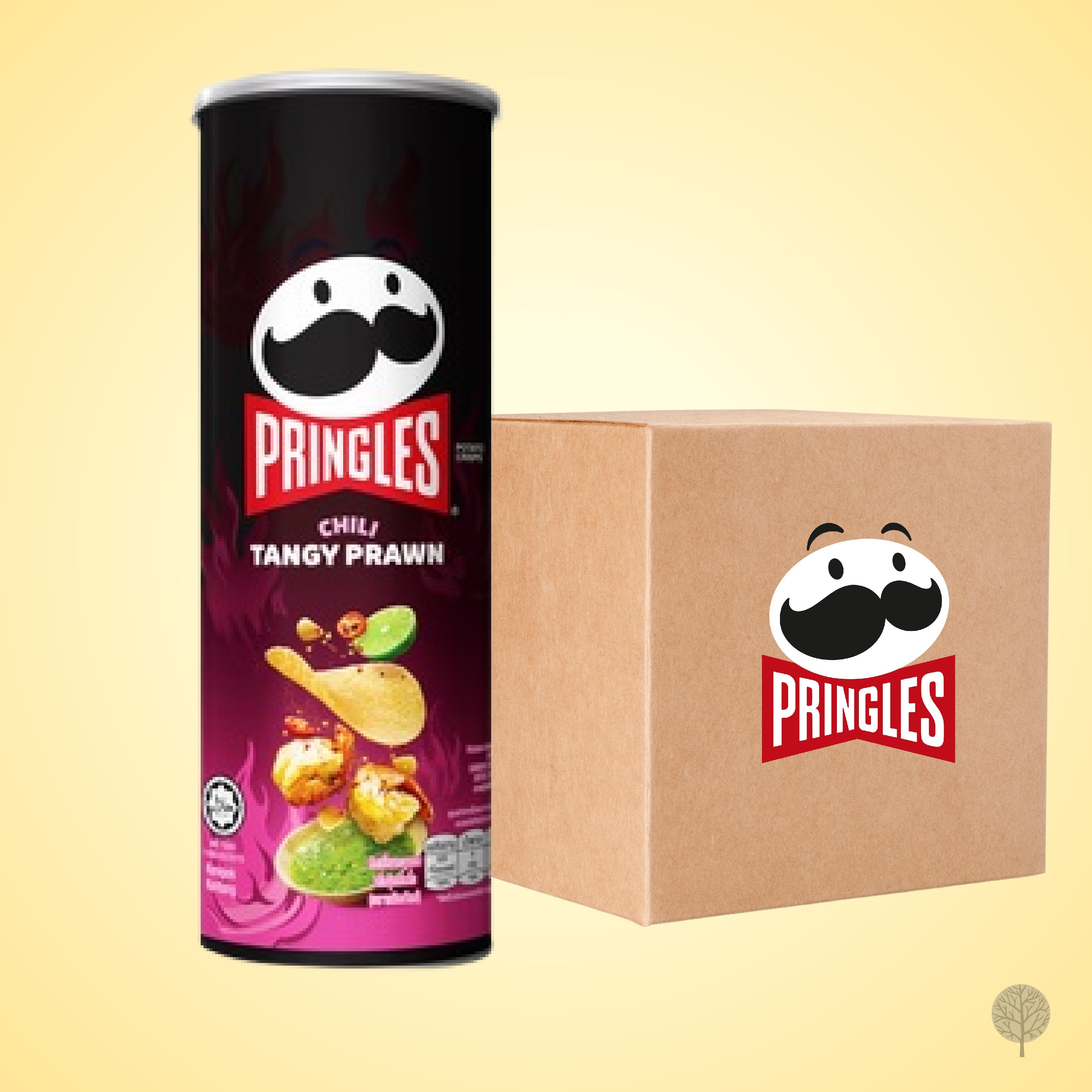 PRINGLES - POTATO CHIPS - CHILI TANGY PRAWN - 97G X 12 CAN – Provenance ...
