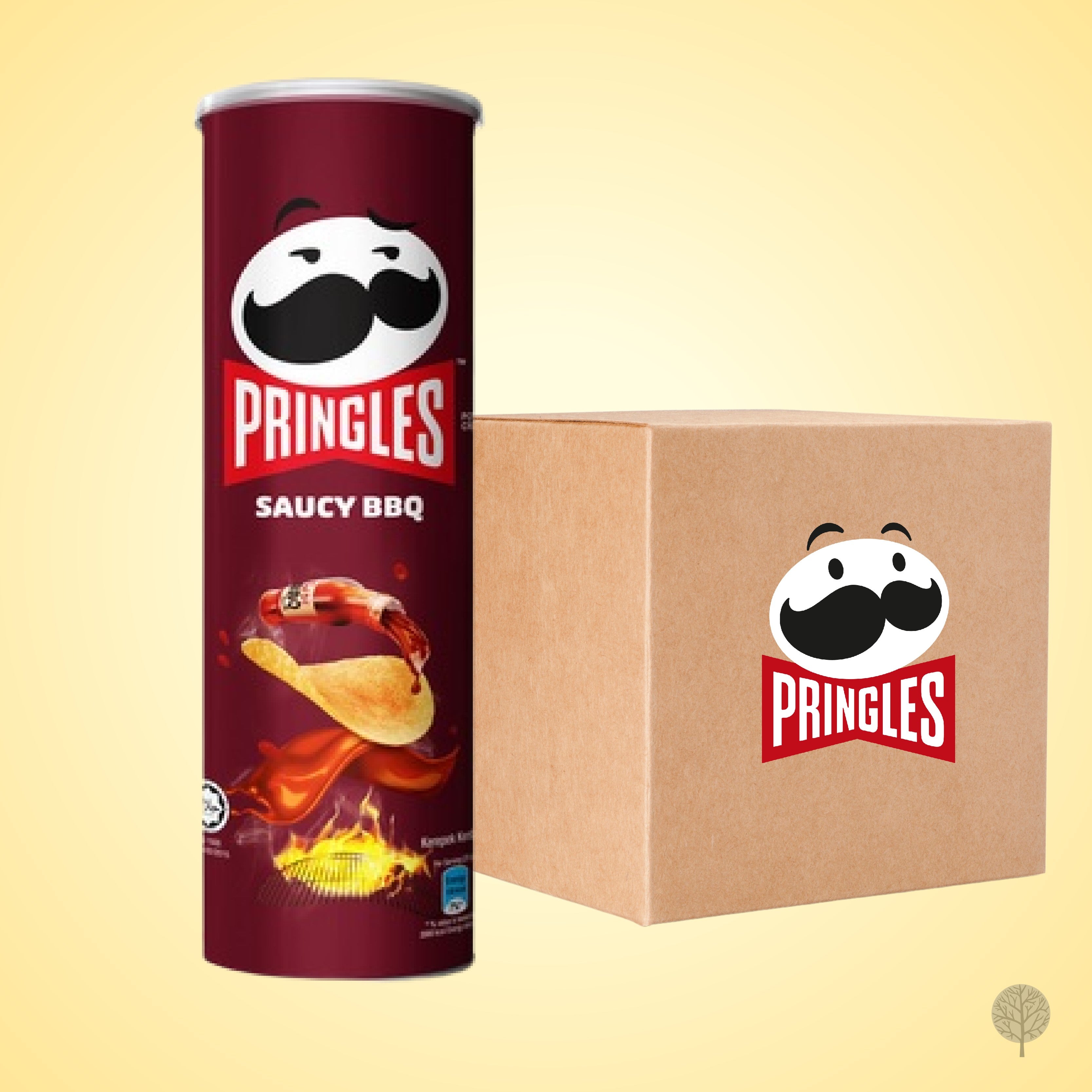 PRINGLES - POTATO CHIPS - SAUCY BBQ - 134G X 12 CAN – Provenance ...