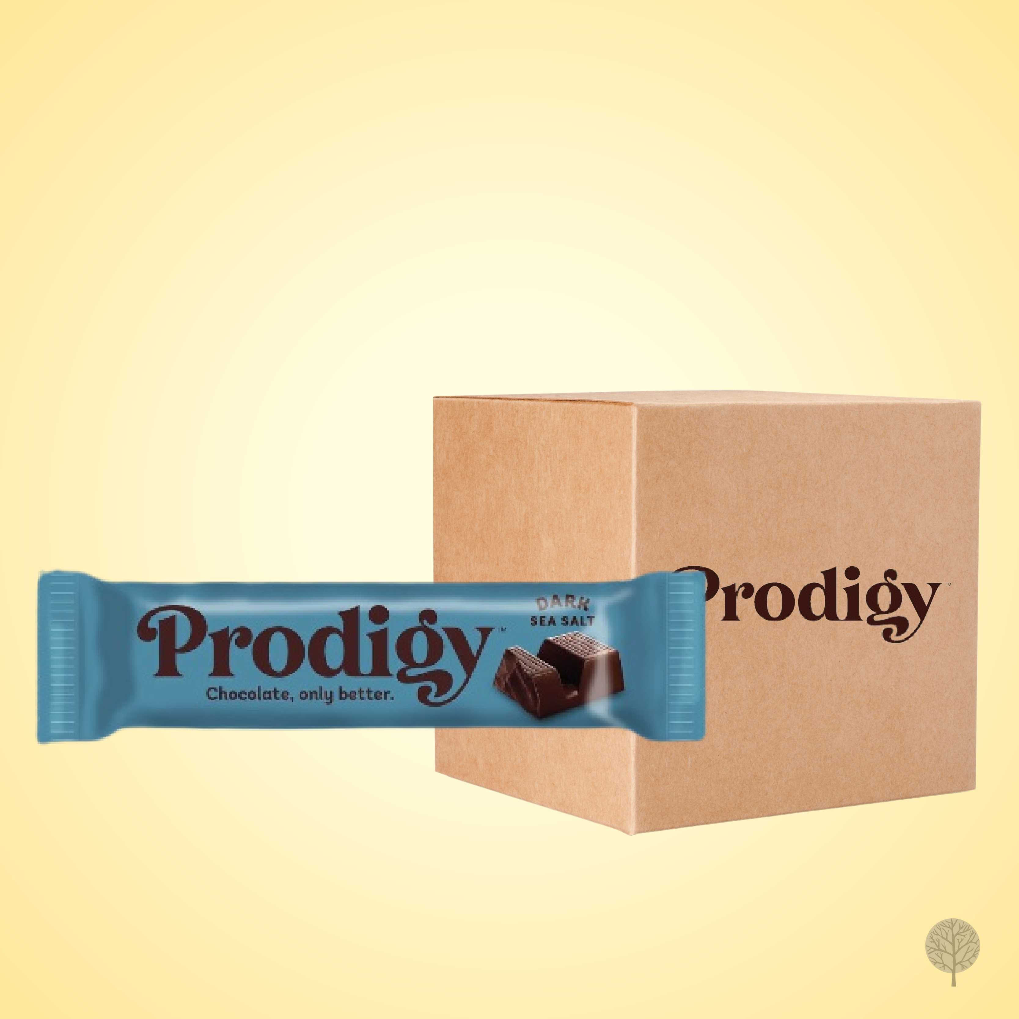 PRODIGY - CHOCOLATES - BAR (VEGAN) - DARK AND SEA SALT - 35G X 15 BOX ...