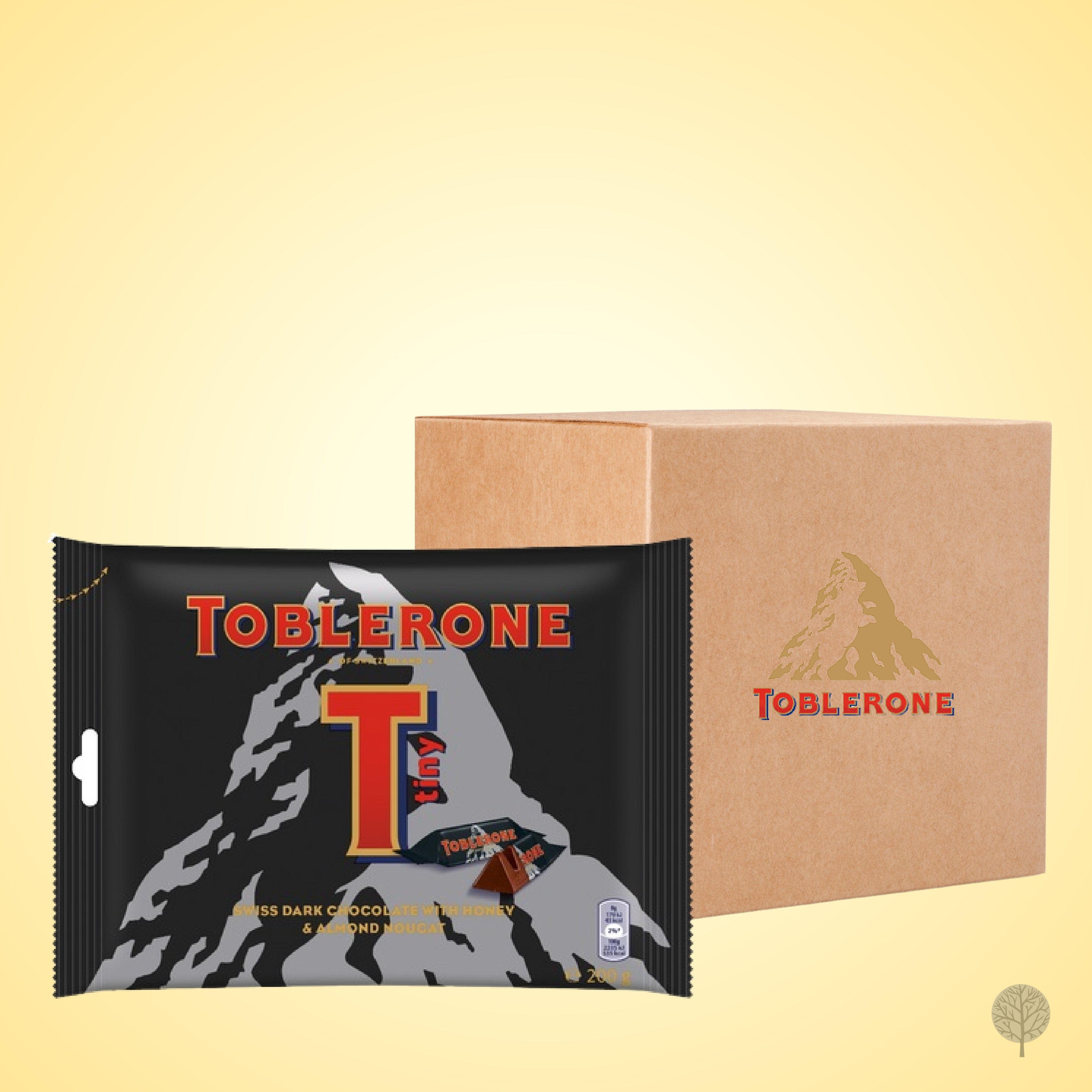 TOBLERONE - CHOCOLATES - DARK - HONEY AND ALMOND NOUGAT MINI 16 PCS ...
