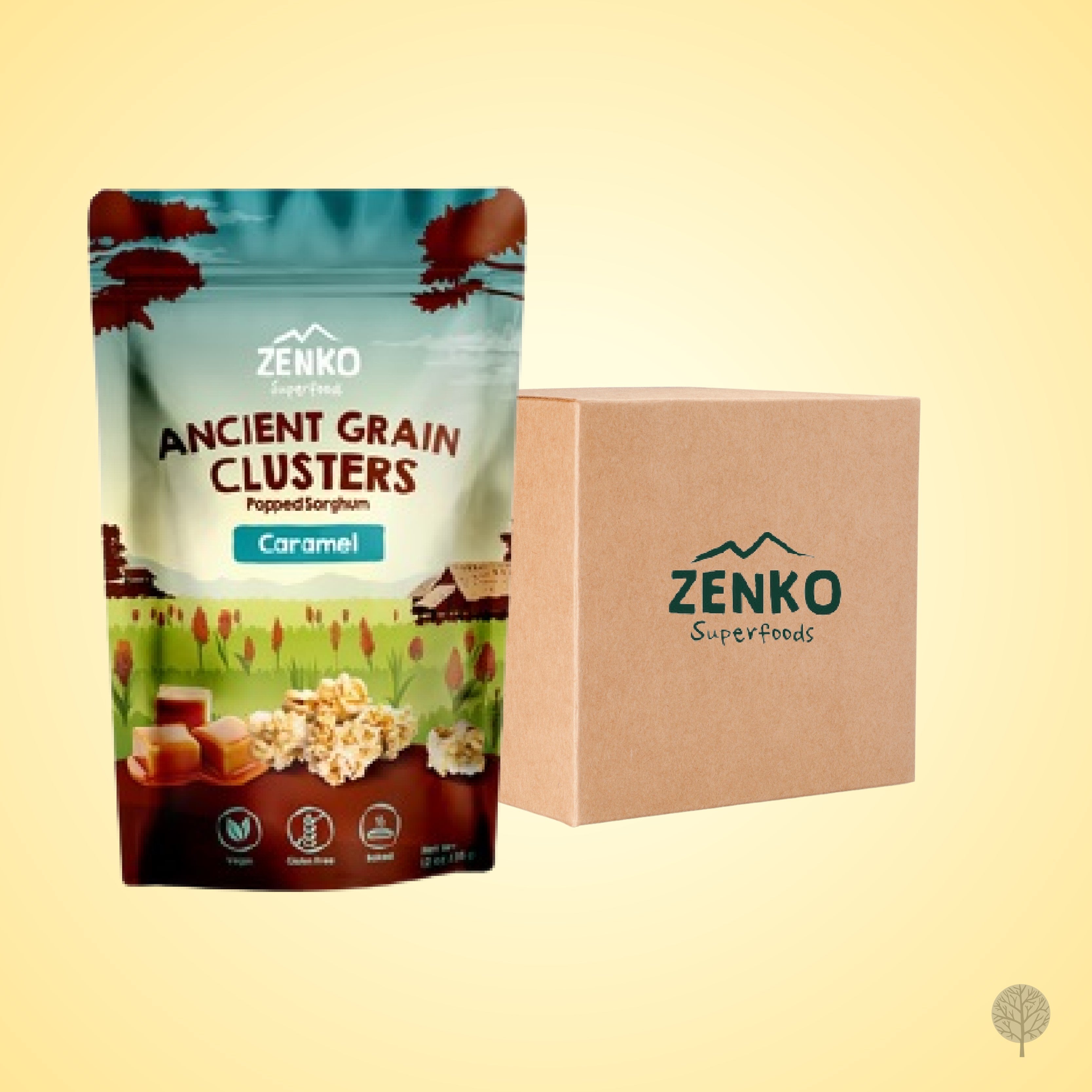 ZENKO - ANCIENT GRAIN - GRAIN - CARAMEL - 35G X 24 PKT – Provenance ...
