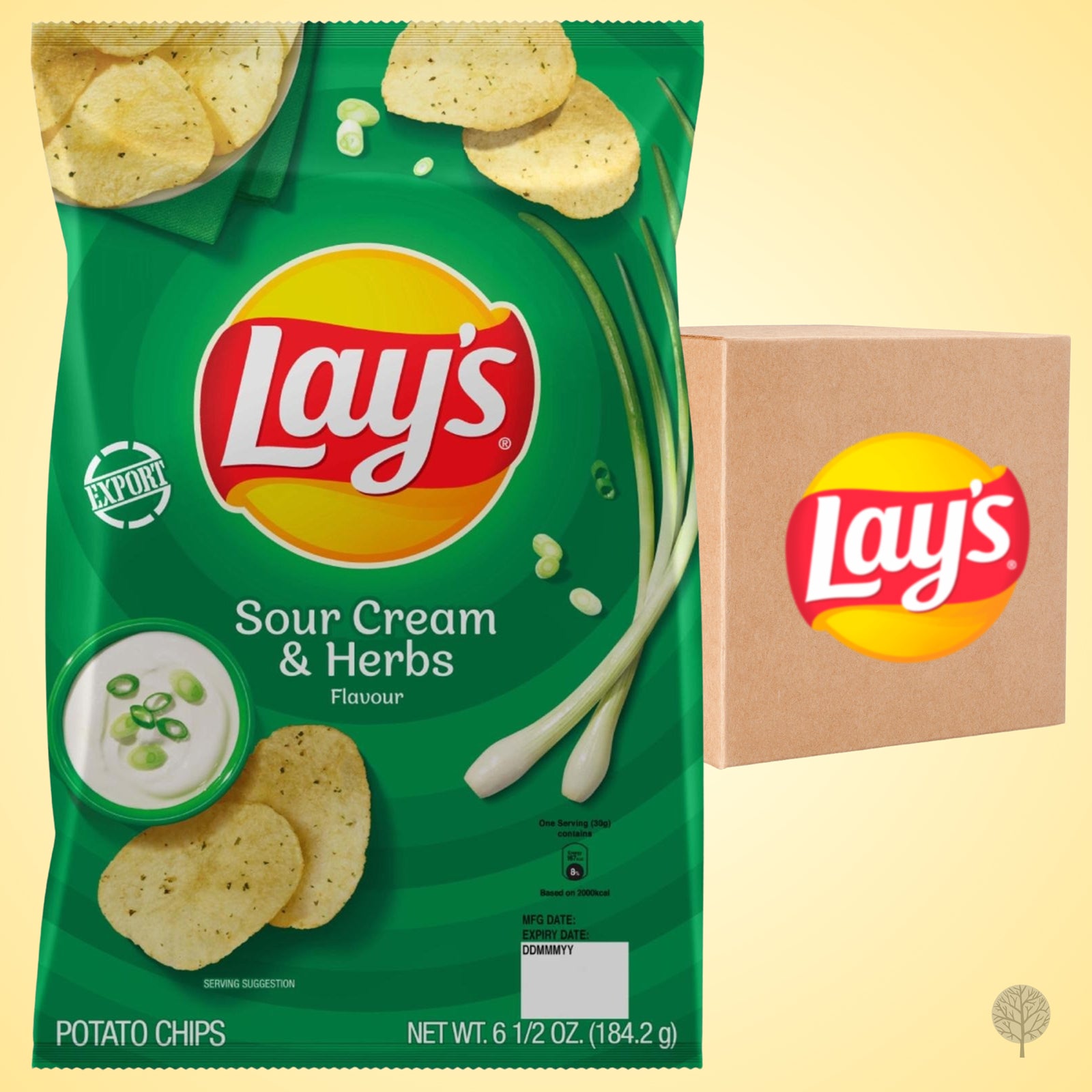 Lay's Sour Cream & Onion - 170g X 15 pkt carton – Provenance ...