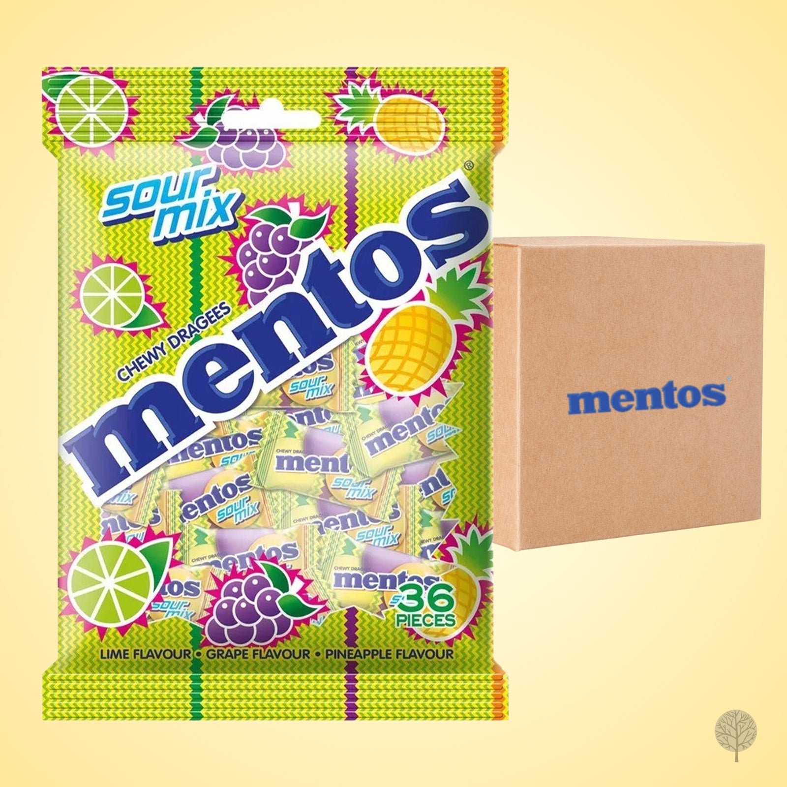 Mentos Sour Mix - 2.7g X 36 X 40 pkt carton – Provenance Distributions ...